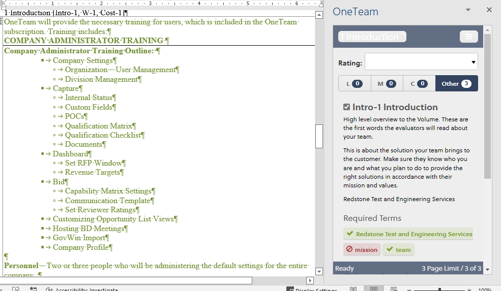 Easily Automate the Government RFP Outline with 3 Powerful Rules