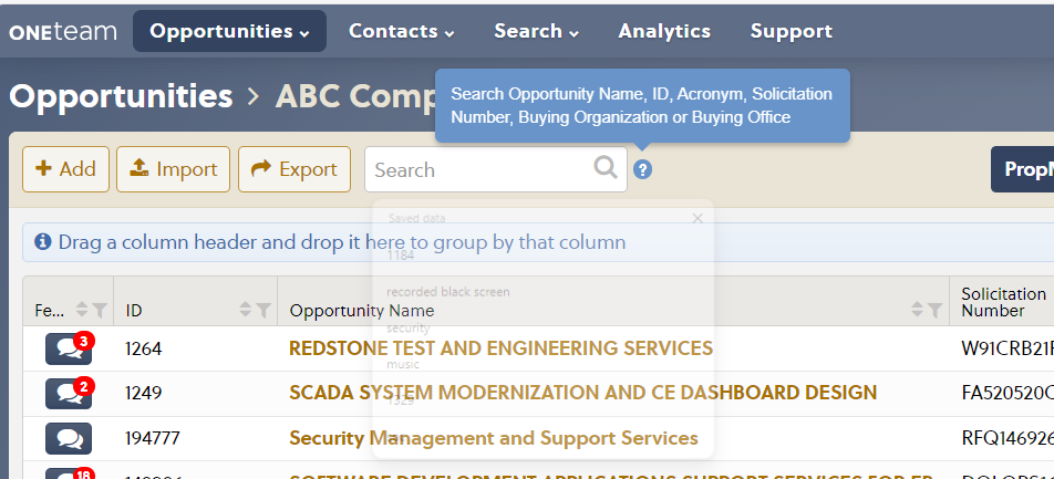 New OneTeam Features - February 2024