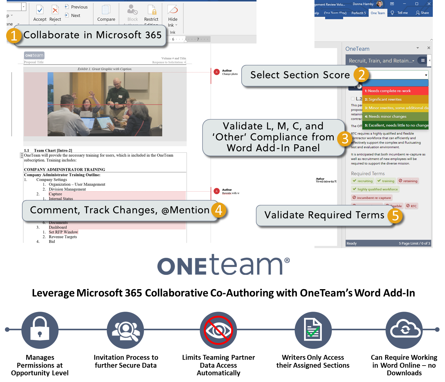 Employ Microsoft 365 and OneTeam for More Successful Color Team Reviews